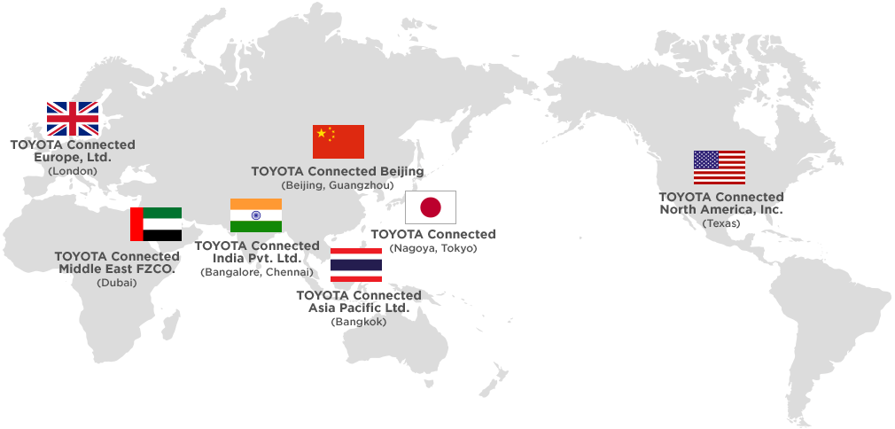 Global Network | Company | TOYOTA Connected